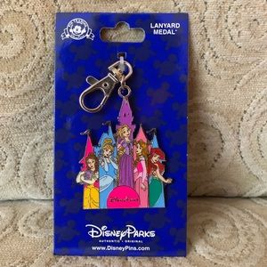 Disney | Accessories | Disney Parks Disney Princesses Lanyard Metal ...